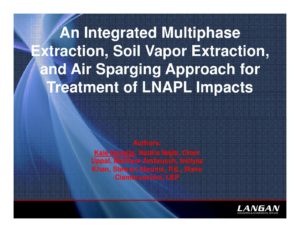 IPEC 2015 AN INTEGRATED MULTIPHASE EXTRACTION, SOIL VAPOR EXTRACTION ...